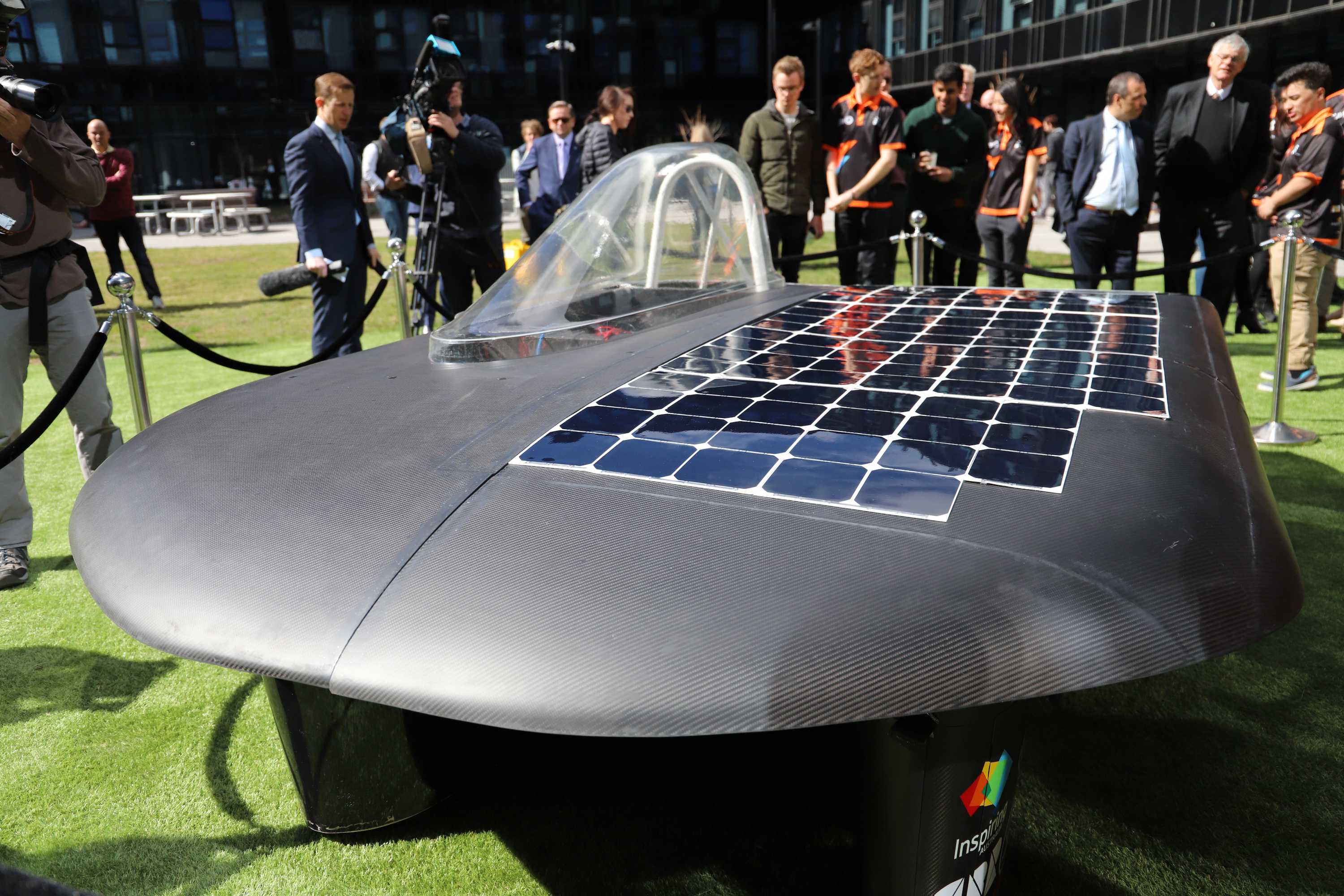 Solar race car built by Australian National University students ...