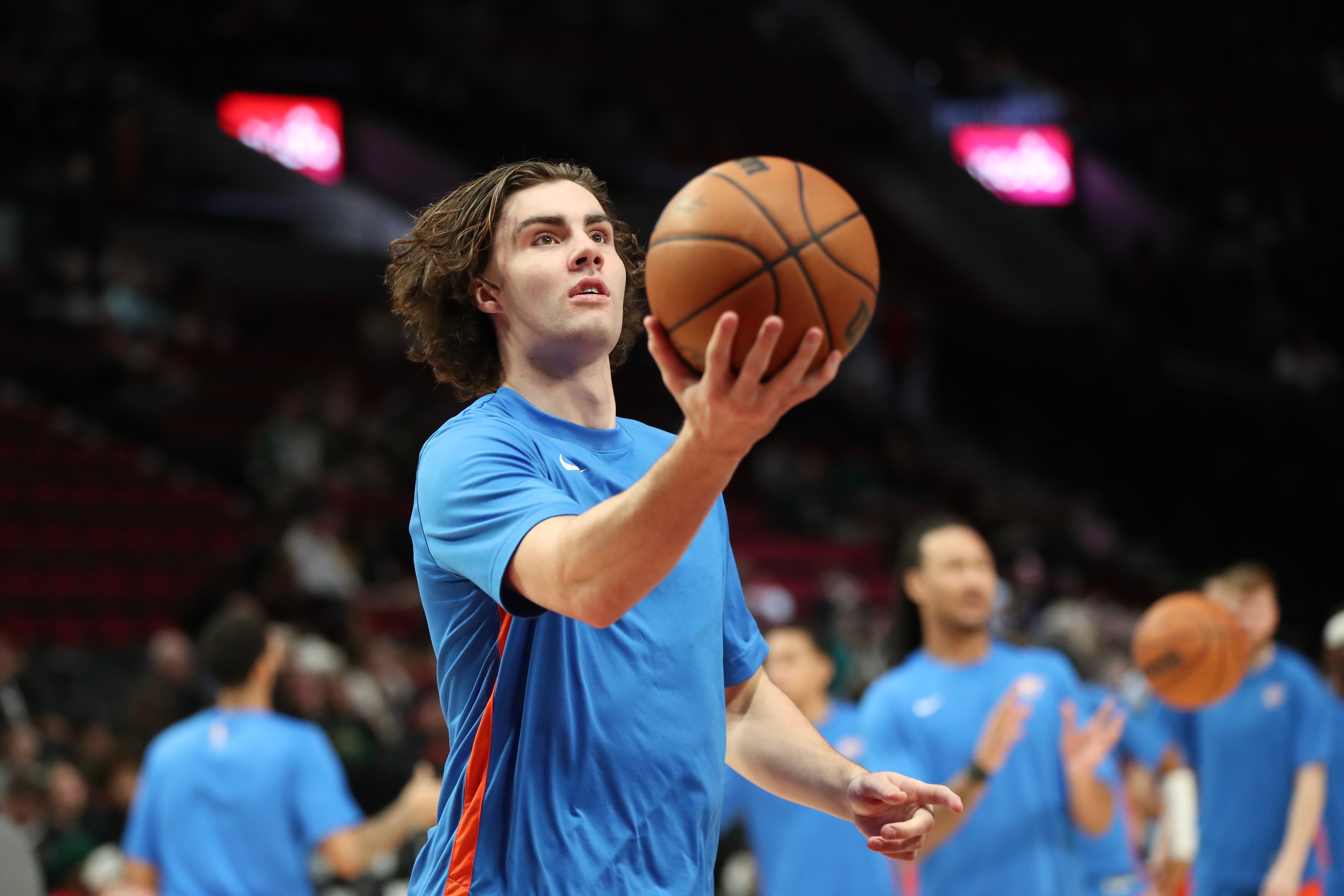 Josh Giddey returns to the court as social media account that made ...