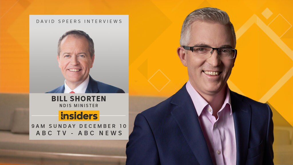 David Speers interviews NDIS Minister Bill Shorten - ABC News