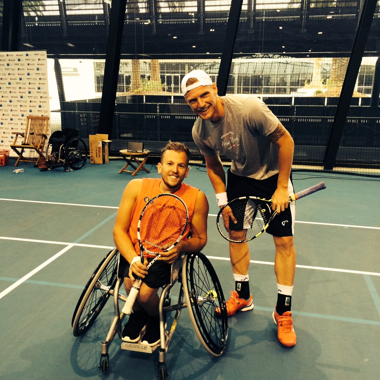 Paralympian Dylan Alcott completes 24-hour tennis marathon for charity ...