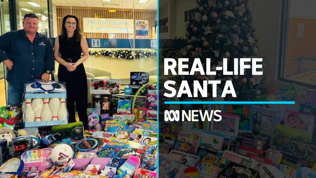 'Real-life Santa' collects 25,000 presents for regional children in ...