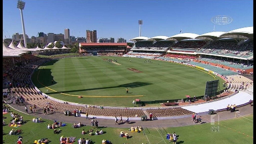 Australia on target for Adelaide Test win - ABC News