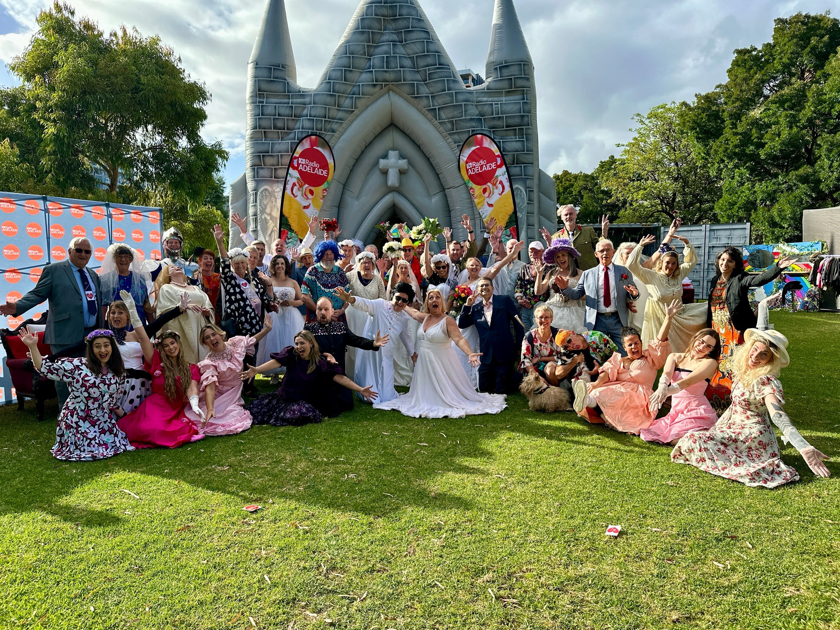 Adelaide couples choose love in mass wedding - ABC listen