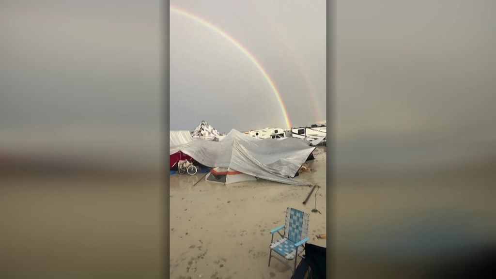 Tens of thousands of Burning Man revelers stranded by rain storm - ABC News