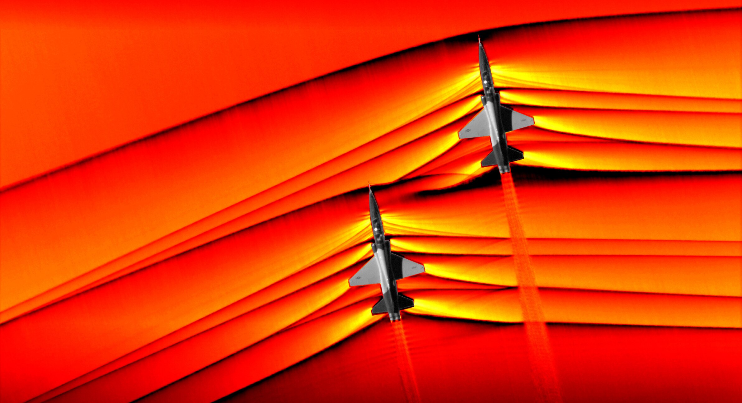 NASA captures incredible images of supersonic shockwaves interacting in ...