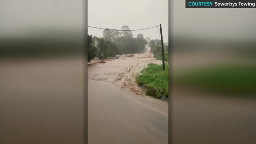 Heavy rain has caused flash flooding on South and McDougall Street in ...