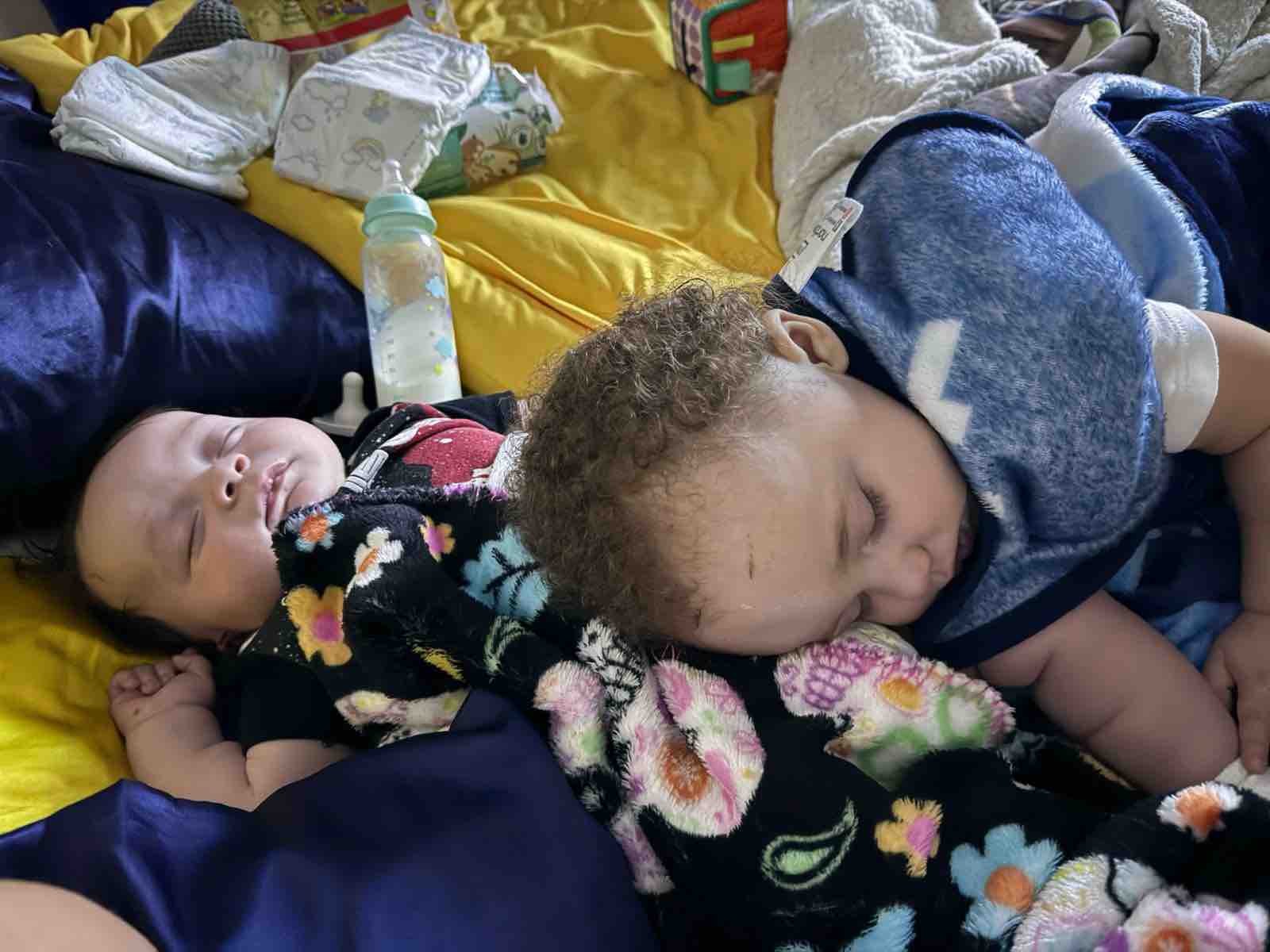 Family of four-month-old baby say they found him in a fallen tree after ...