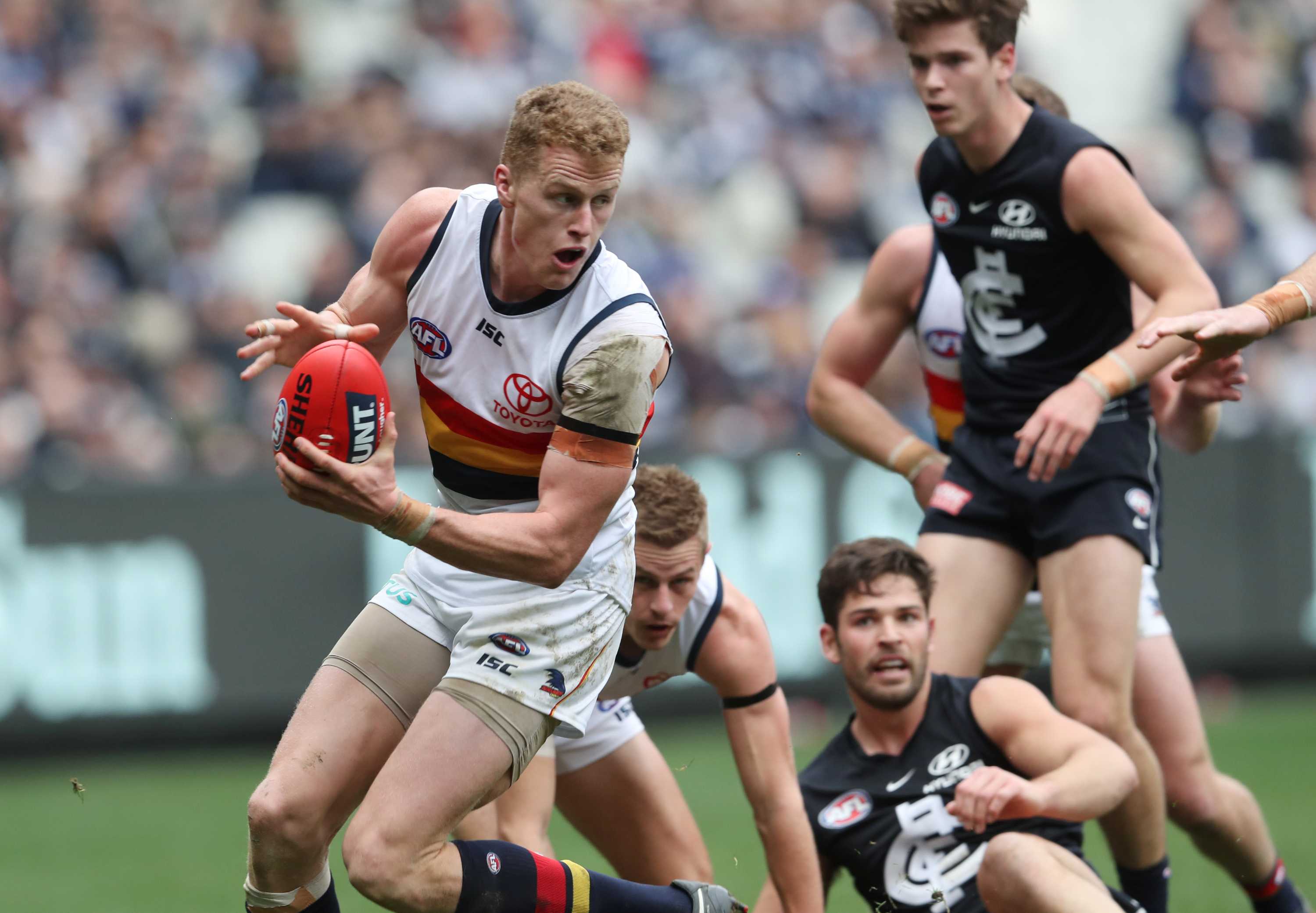 Adelaide Crows' Reilly O'Brien calls West Coast Eagles ruck opponent ...