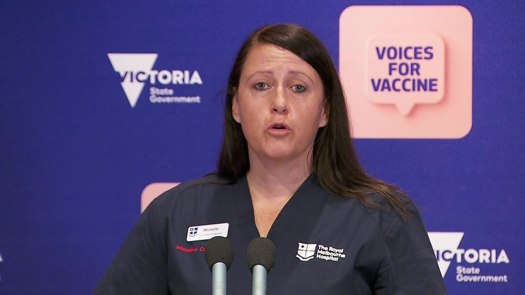 ICU Nursing Manager delivers tearful plea to get vaccinated - ABC News