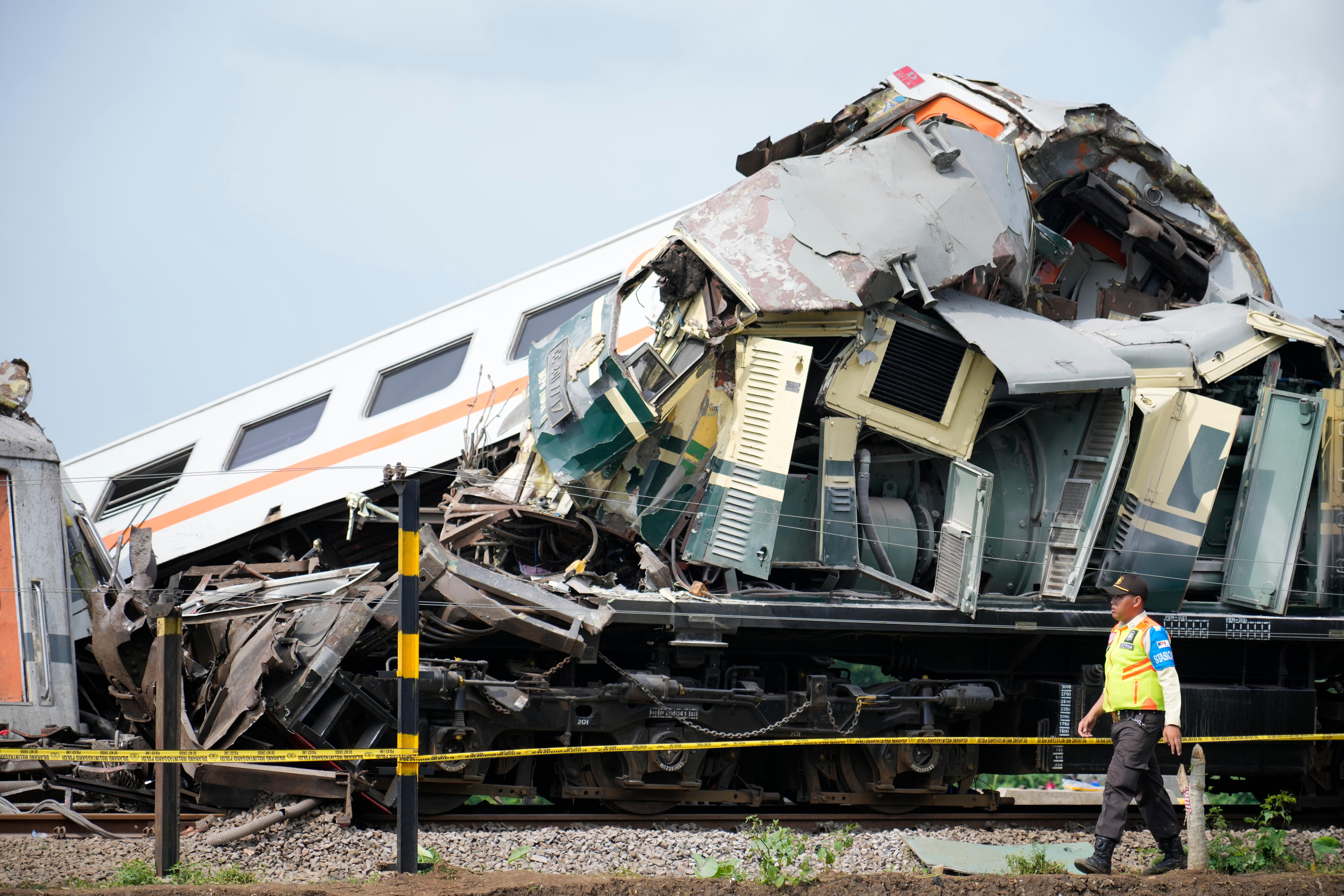 Two trains collide in Indonesia's West Java province, killing at least ...
