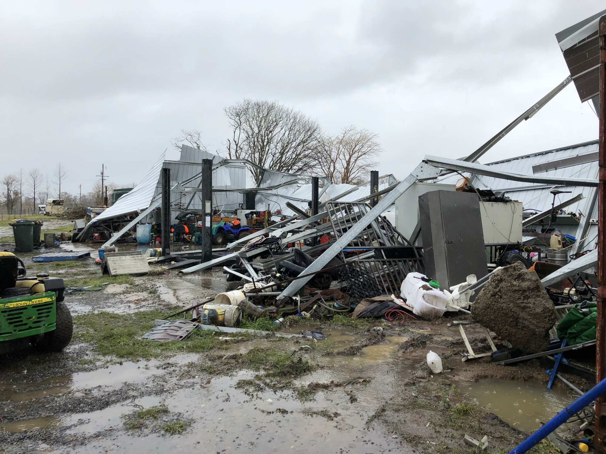 Yengarie farm devastated after supercell hail storm - ABC News