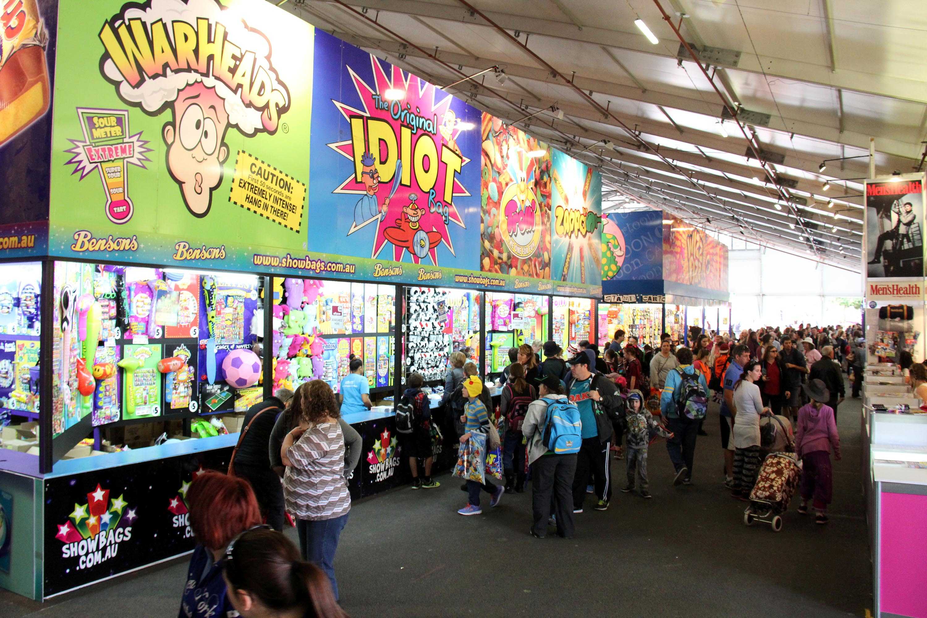 Where are the the female sporting team showbags? - ABC listen