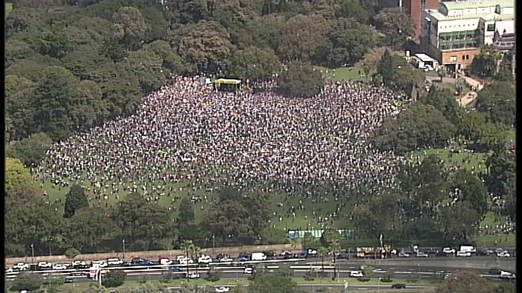 Tens of thousands attend climate rallies nationwide - ABC News