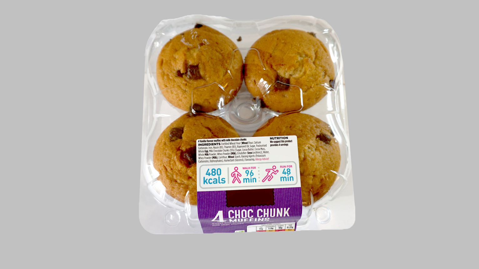 Could junk food labels displaying exercise required to burn off ...