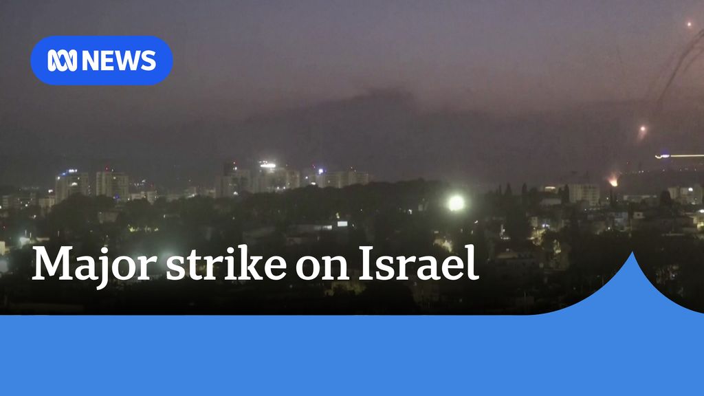 Footage of missiles fired over Israel-Lebanon border - ABC News