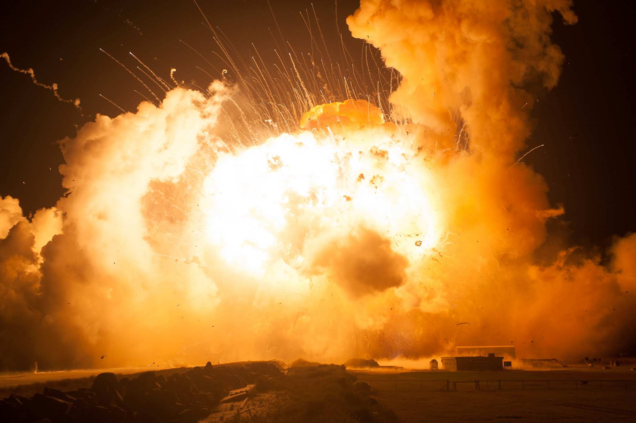 NASA releases spectacular new images of Antares rocket explosion - ABC News