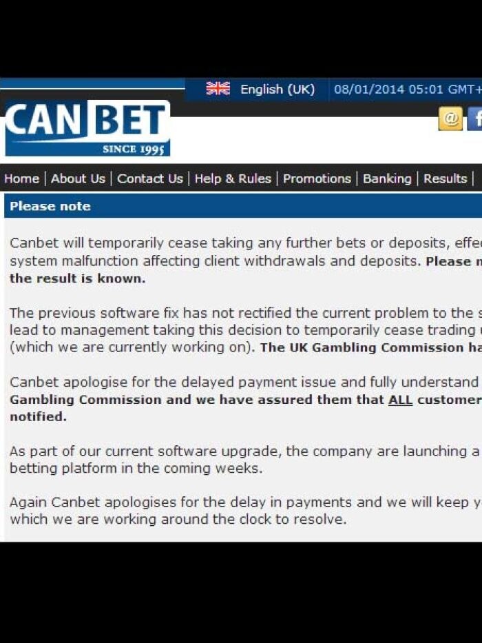 Online bookmaker leaves hundreds out of pocket - ABC listen