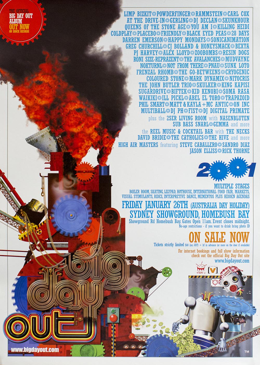 The definitive guide to every Big Day Out line-up ever - Double J