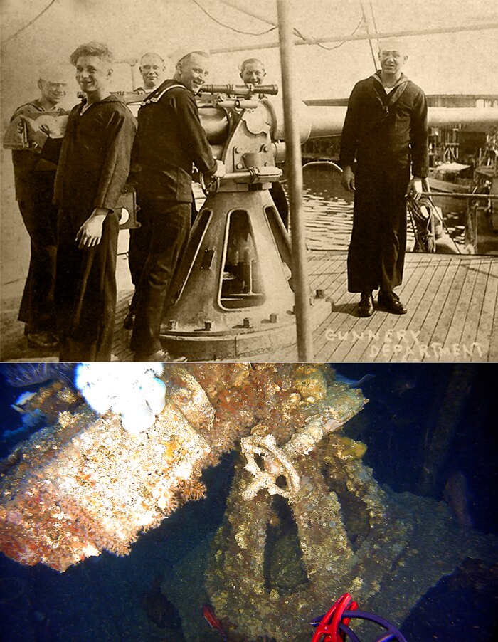USS Conestoga shipwreck found on ocean floor after disappearing off San ...