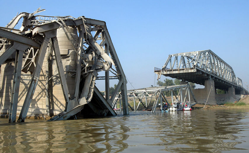 Blast on Baghdad bridge kills 8 - ABC News