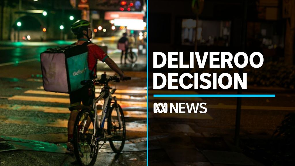 Former food delivery driver wins legal fight against Deliveroo - ABC News