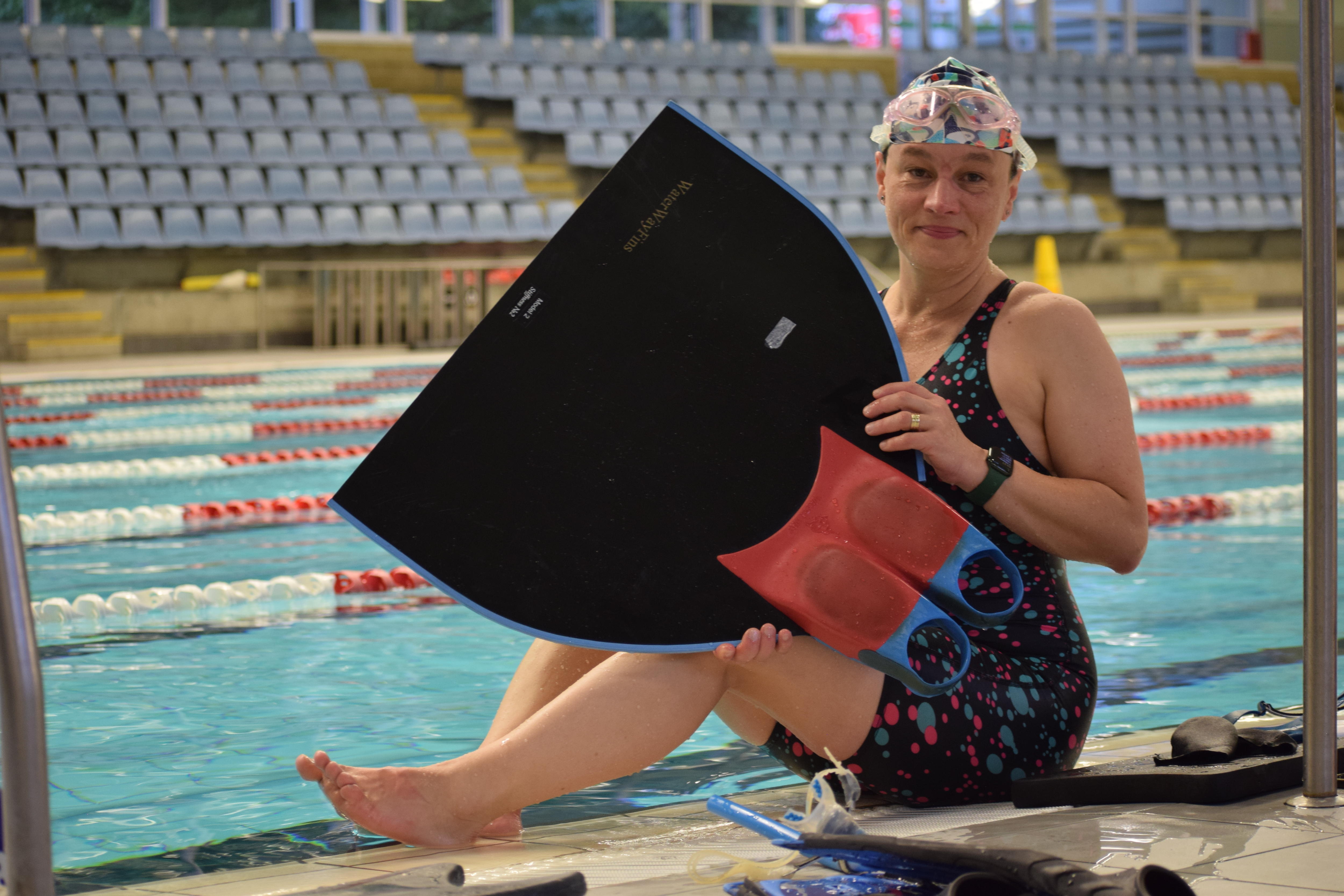 Finswimmer Marta Hodul Lenton goes from 'awkward as heck' to training ...