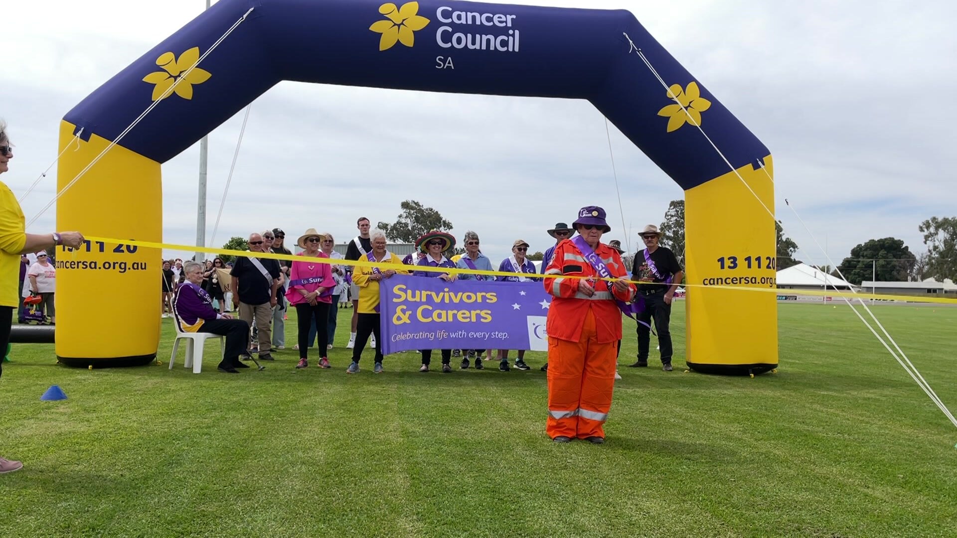 Octogenarian cancer survivor and carer walks for Cancer Council SA ...