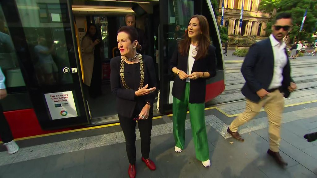 Denmark's Crown Princess Mary spotted cycling and catching tram in ...