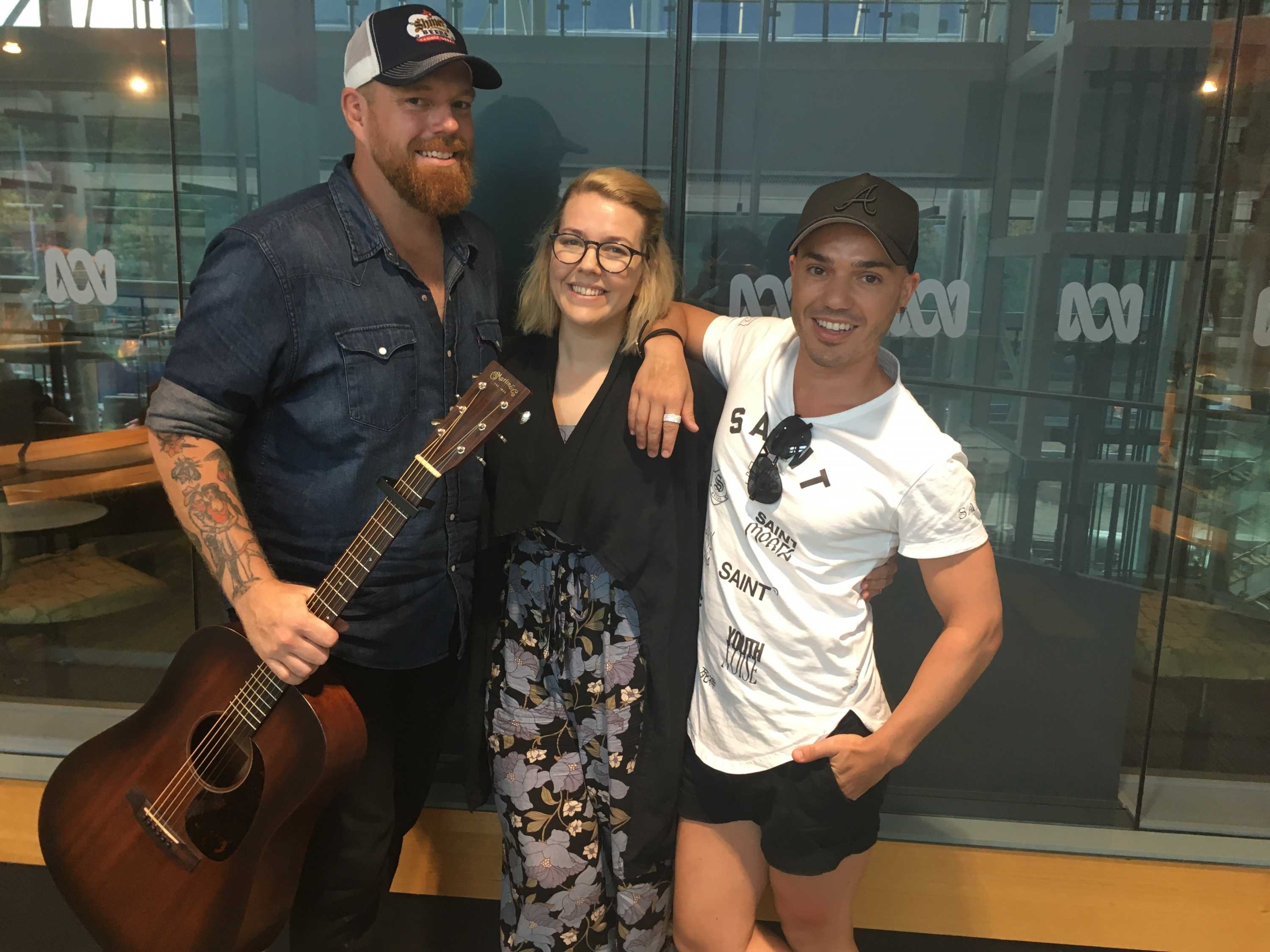 The Conversation Hour; Andrew Swift, Tess Armstrong and Anthony Callea ...