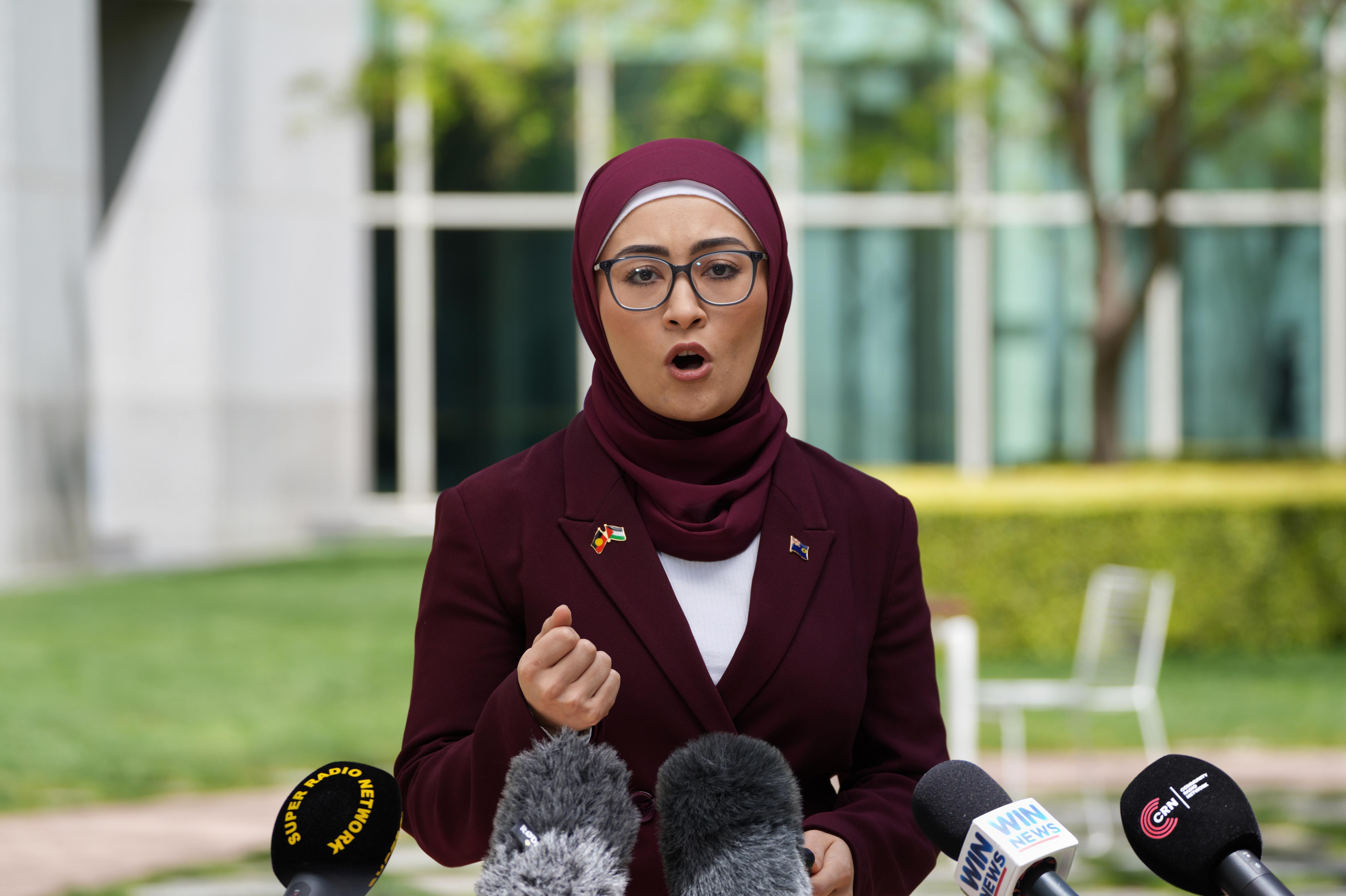 Senator Fatima Payman launches new political party - ABC listen