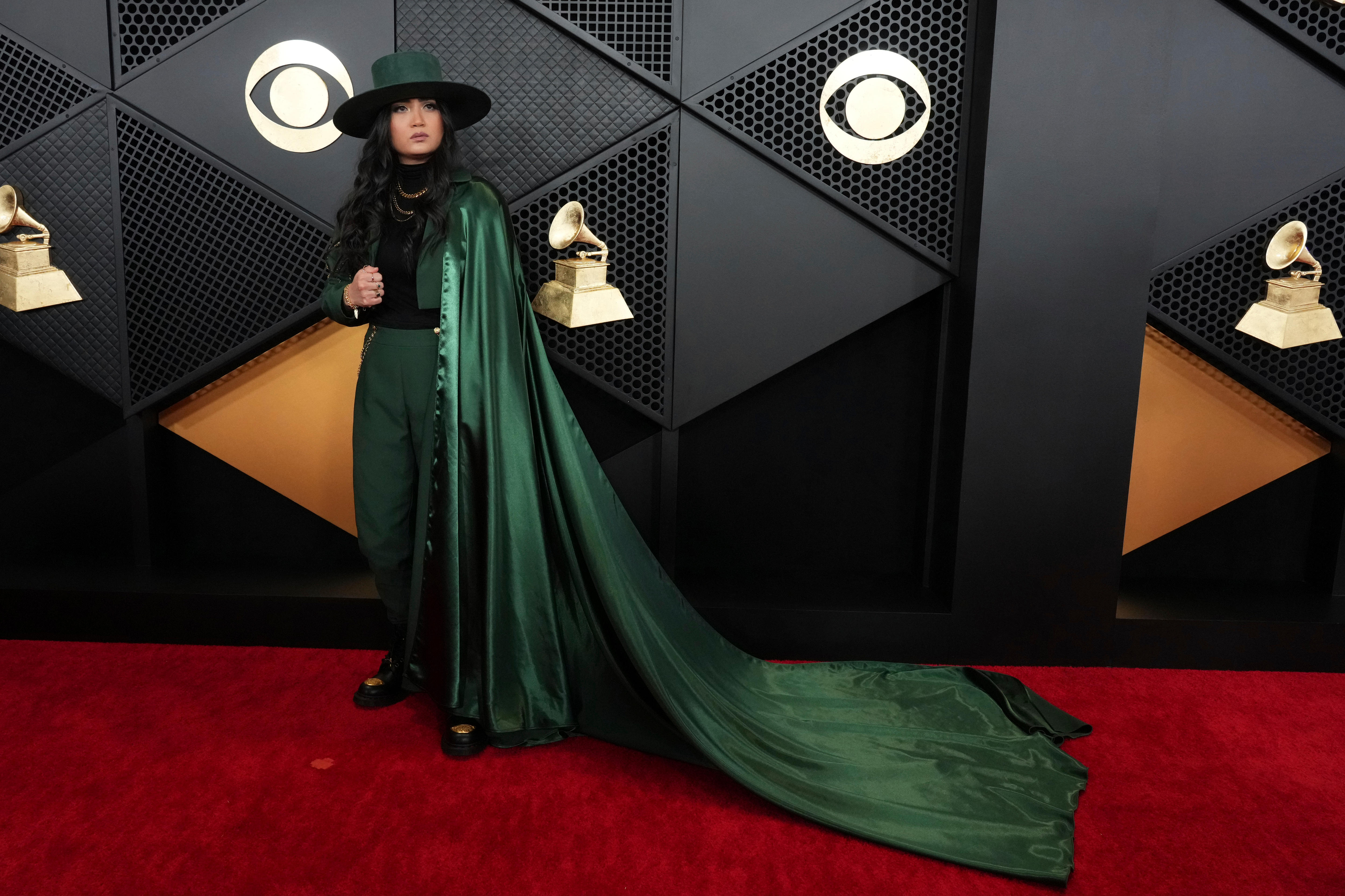 Grammys red carpet 2024: Headgear, denim and heavy metals on show at ...