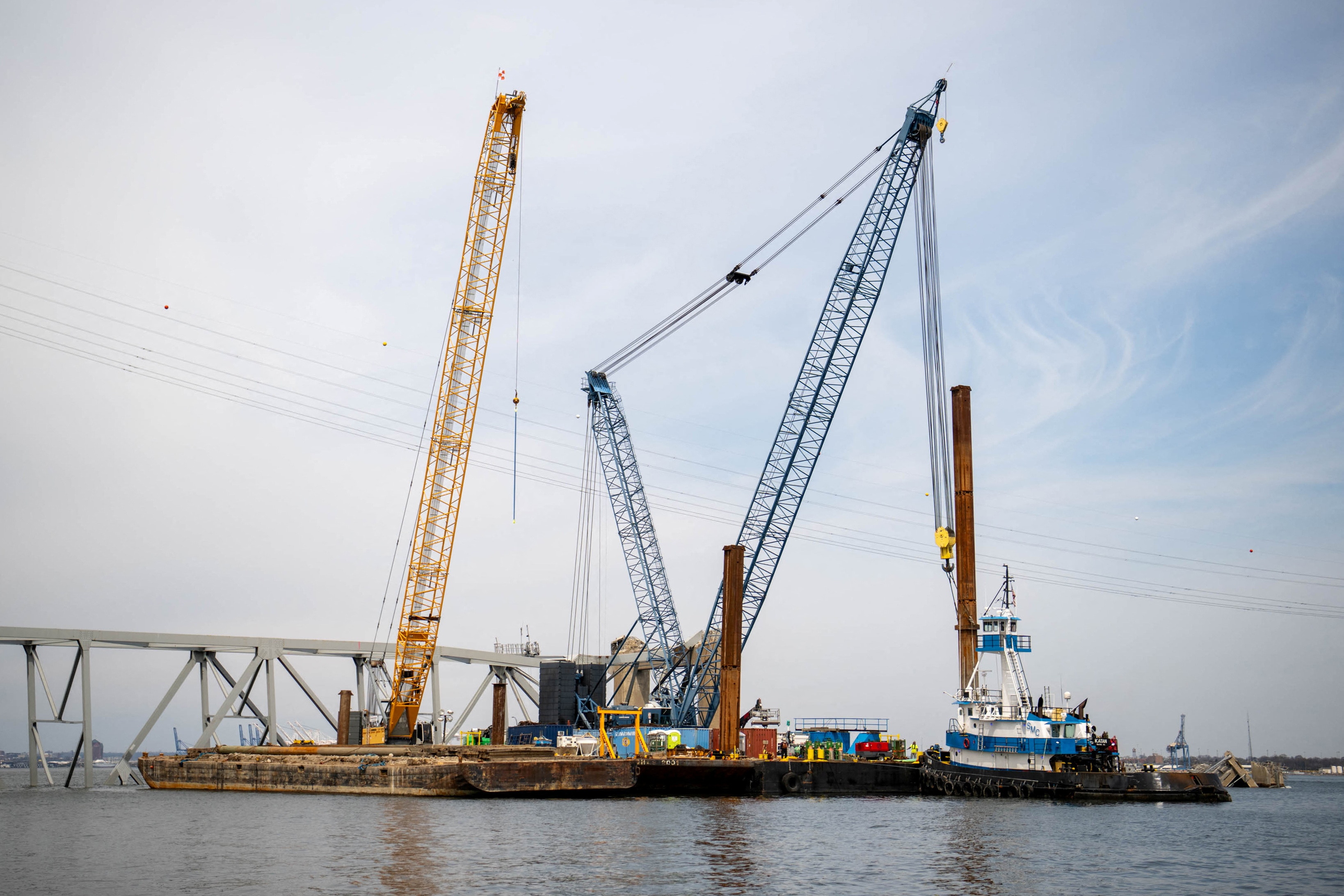 The crane used to haul away the Francis Scott Key bridge had a secret ...