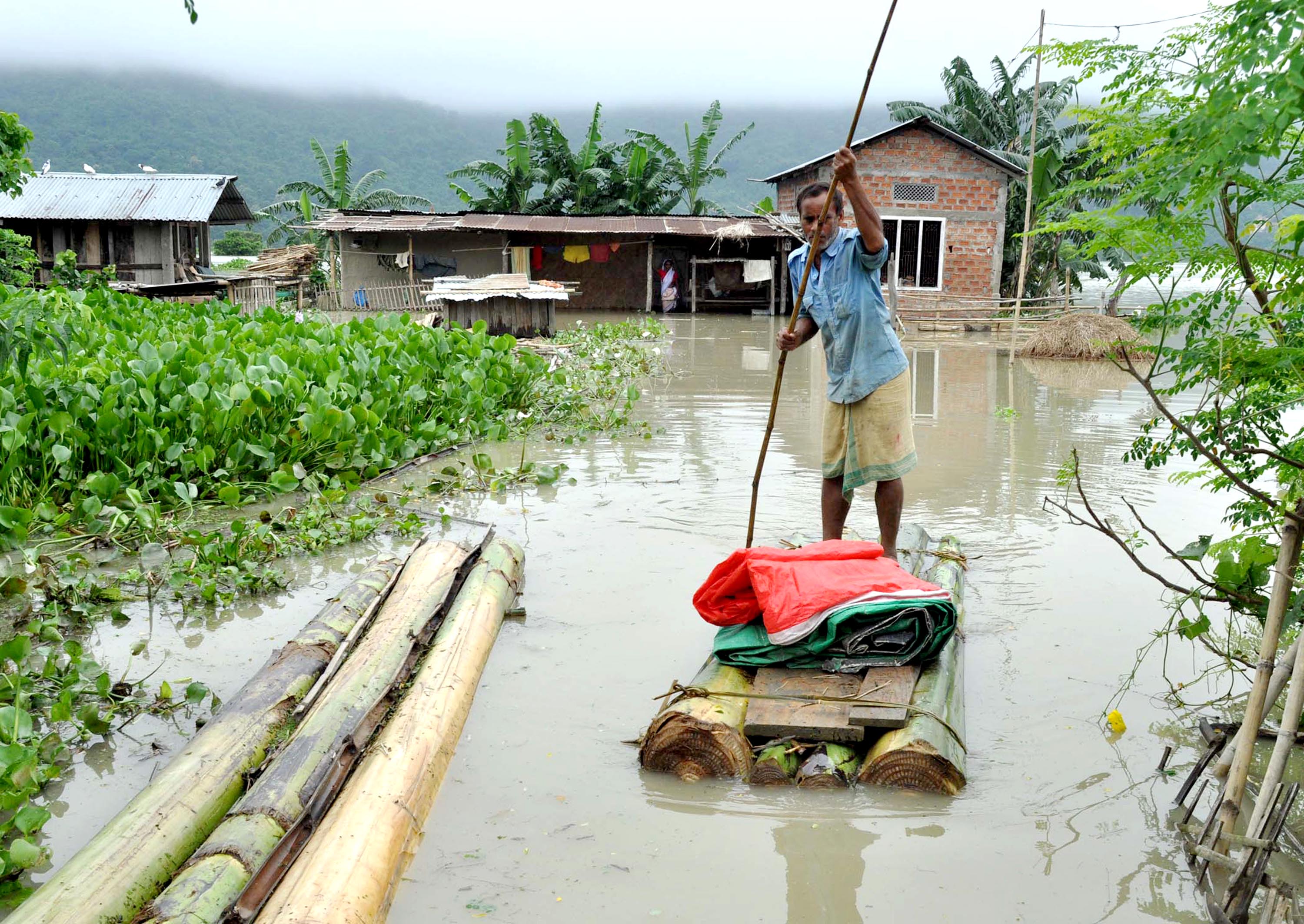 Millions flee deadly Indian floods - ABC News