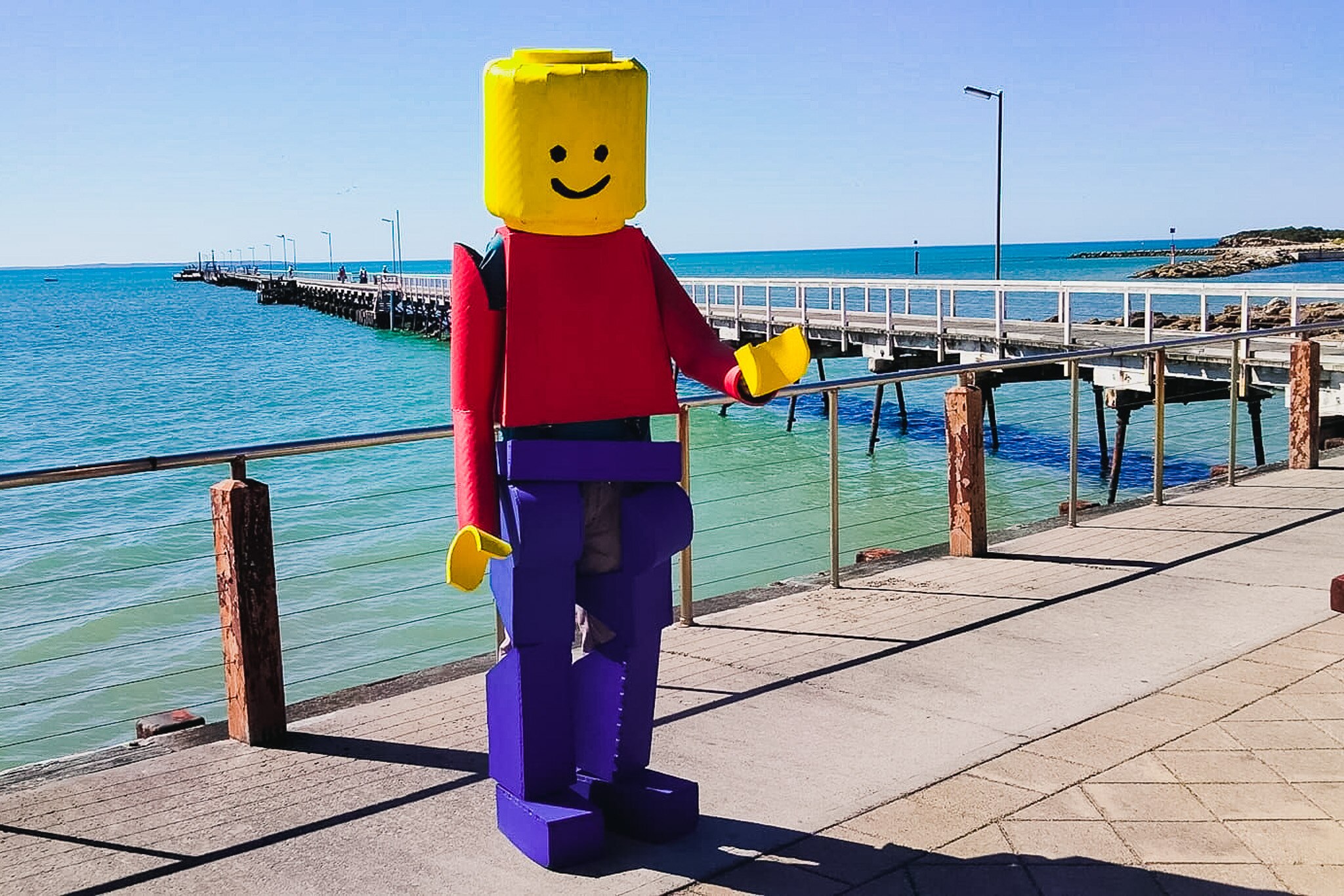 Meet the Human Lego Man walking Mt Gambier to bring…