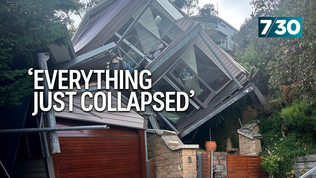 Luxury Mornington Peninsula house falls down cliff in landslide - ABC News