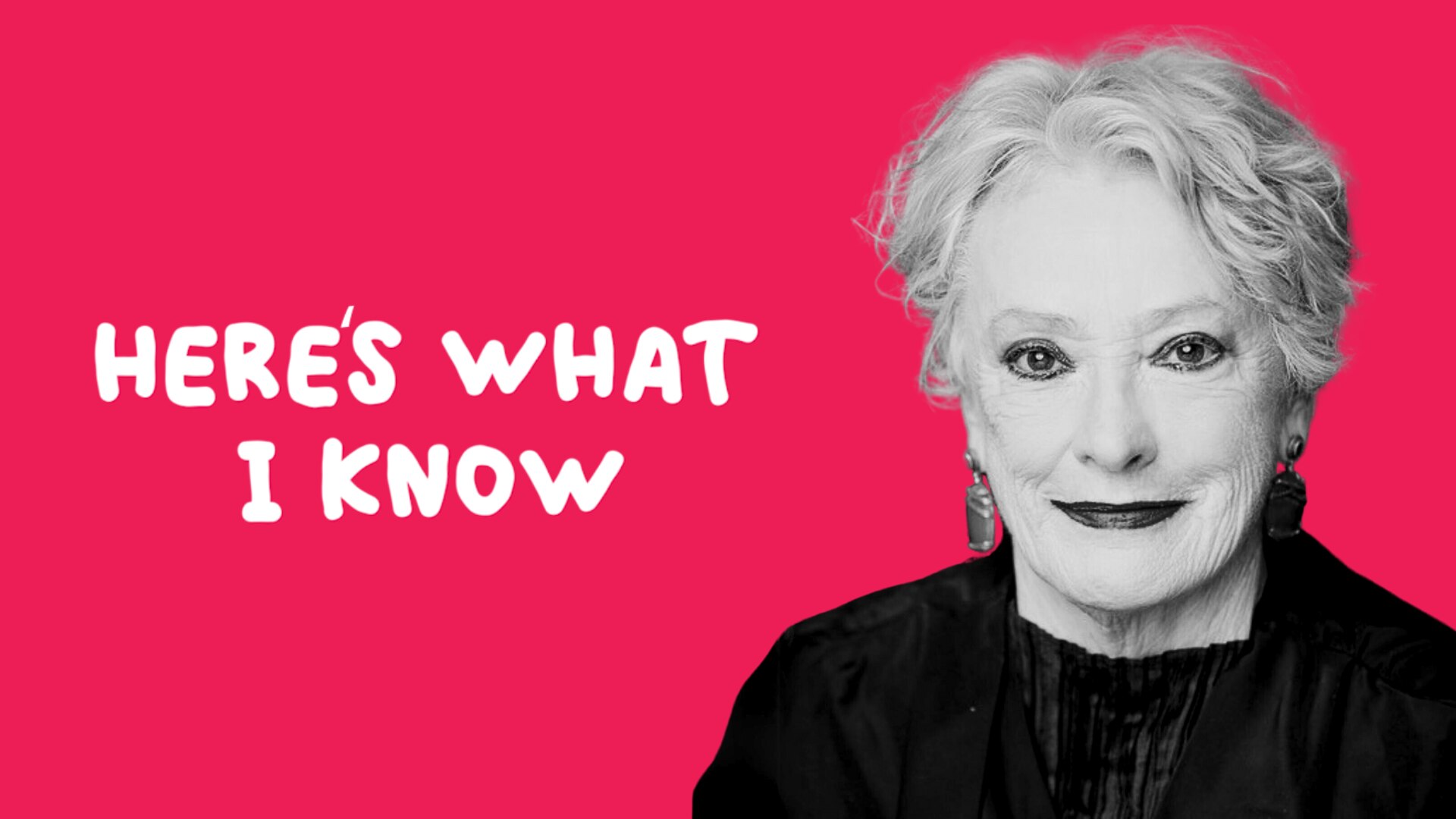 Here's What I Know: Geraldine Turner's confidence tip for the stage of ...