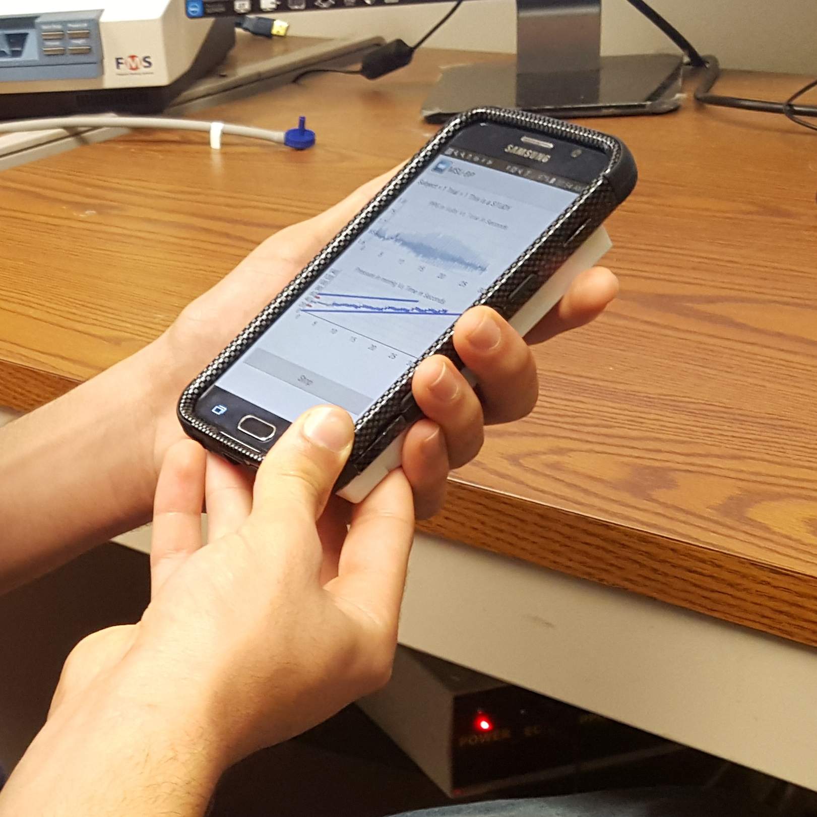Blood pressure reading at your fingertip with smartphone prototype ...
