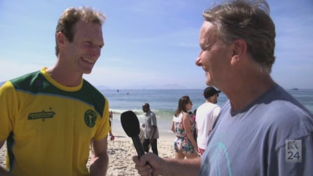 Five-time Olympian Anthony Edwards was watching Jarrod Poort's swim ...
