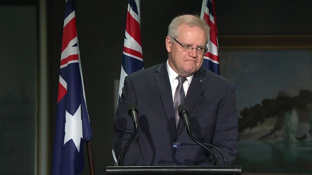 Scott Morrison speaks at WWII anniversary at War Memorial - ABC News