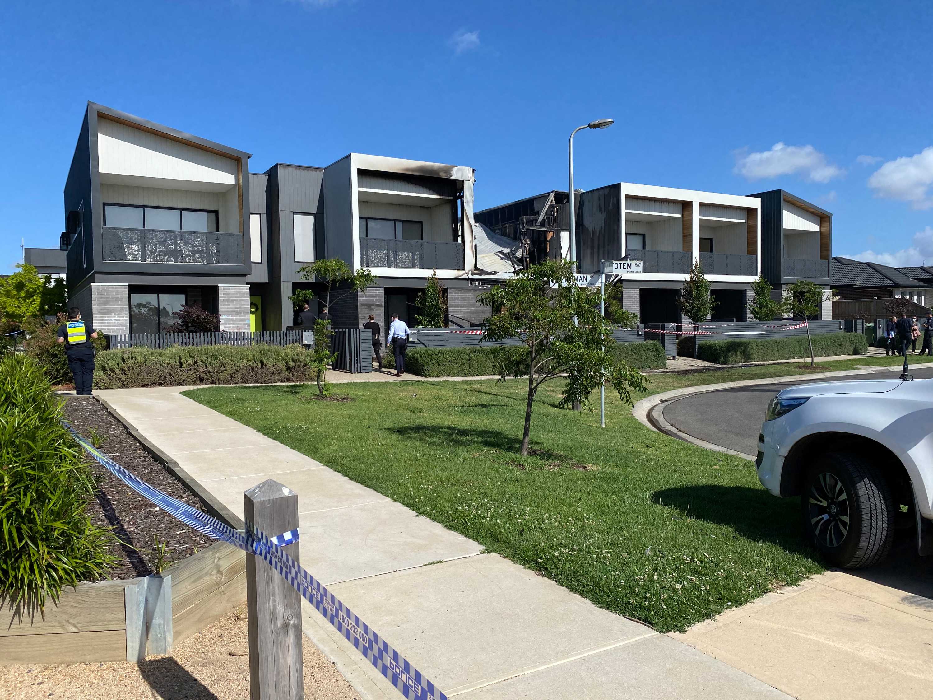 Baby's body found after fire at Point Cook townhouse that left two ...