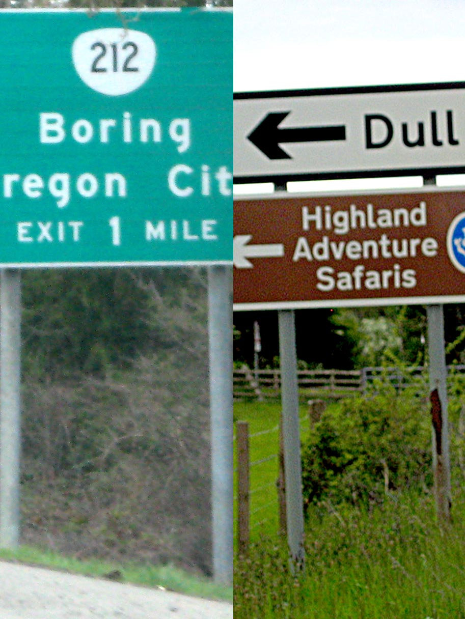 Dull and Boring towns seek new relationship - ABC News