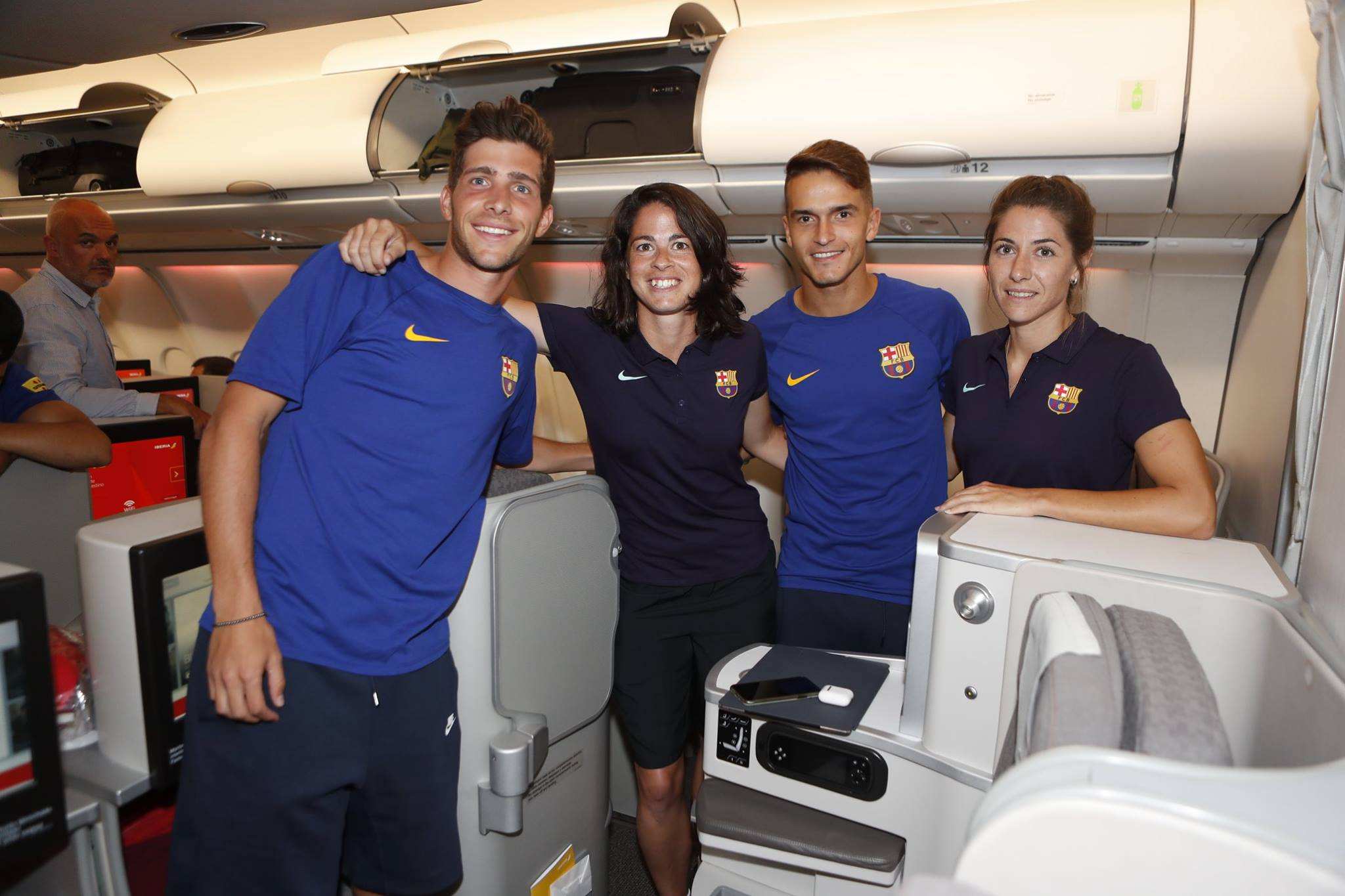 Barcelona scores own goal as mixed-sex tour takes off with men in ...