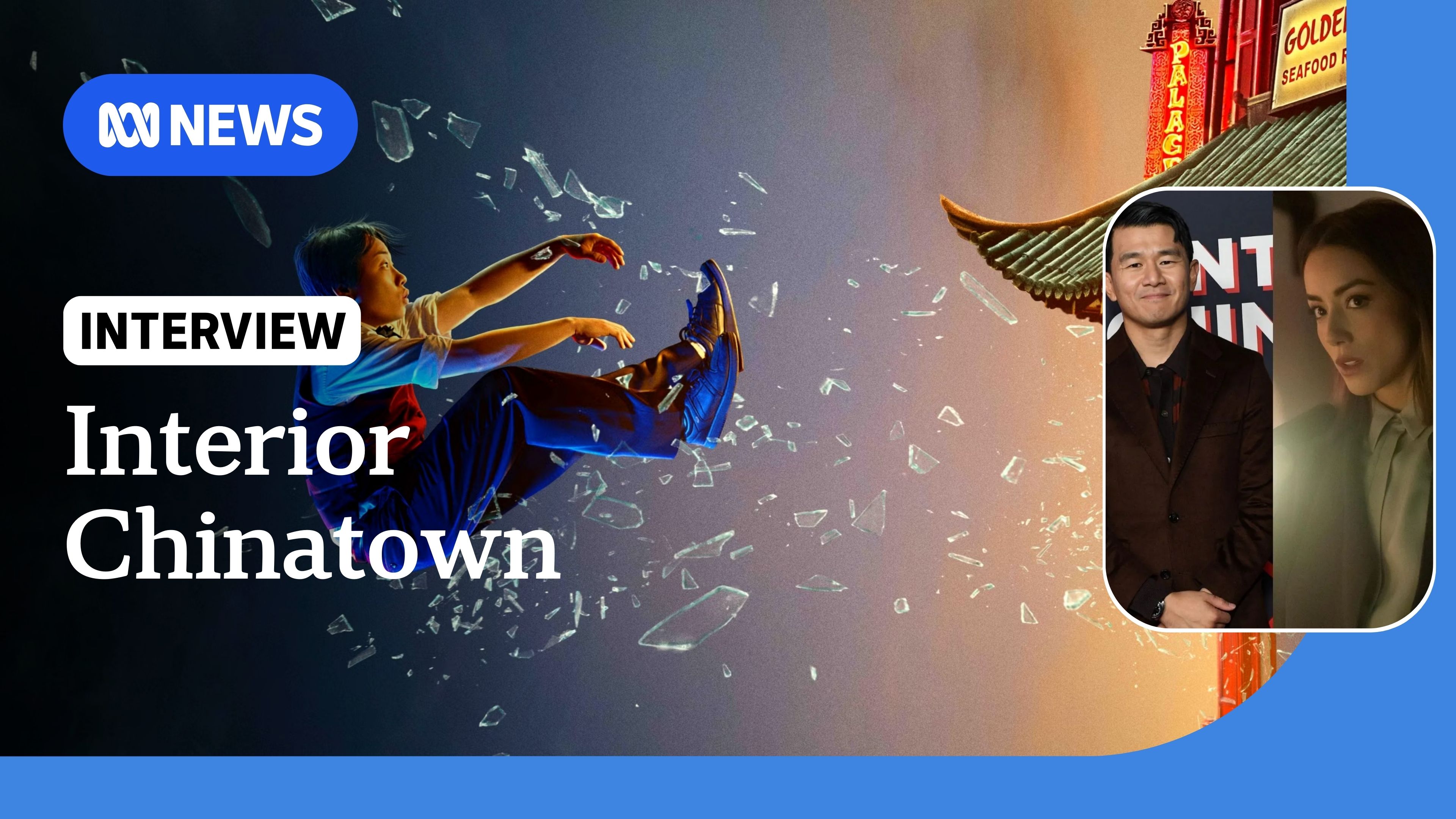 Ronny Chieng and Chloe Bennet on having 'fun' in Interior Chinatown ...