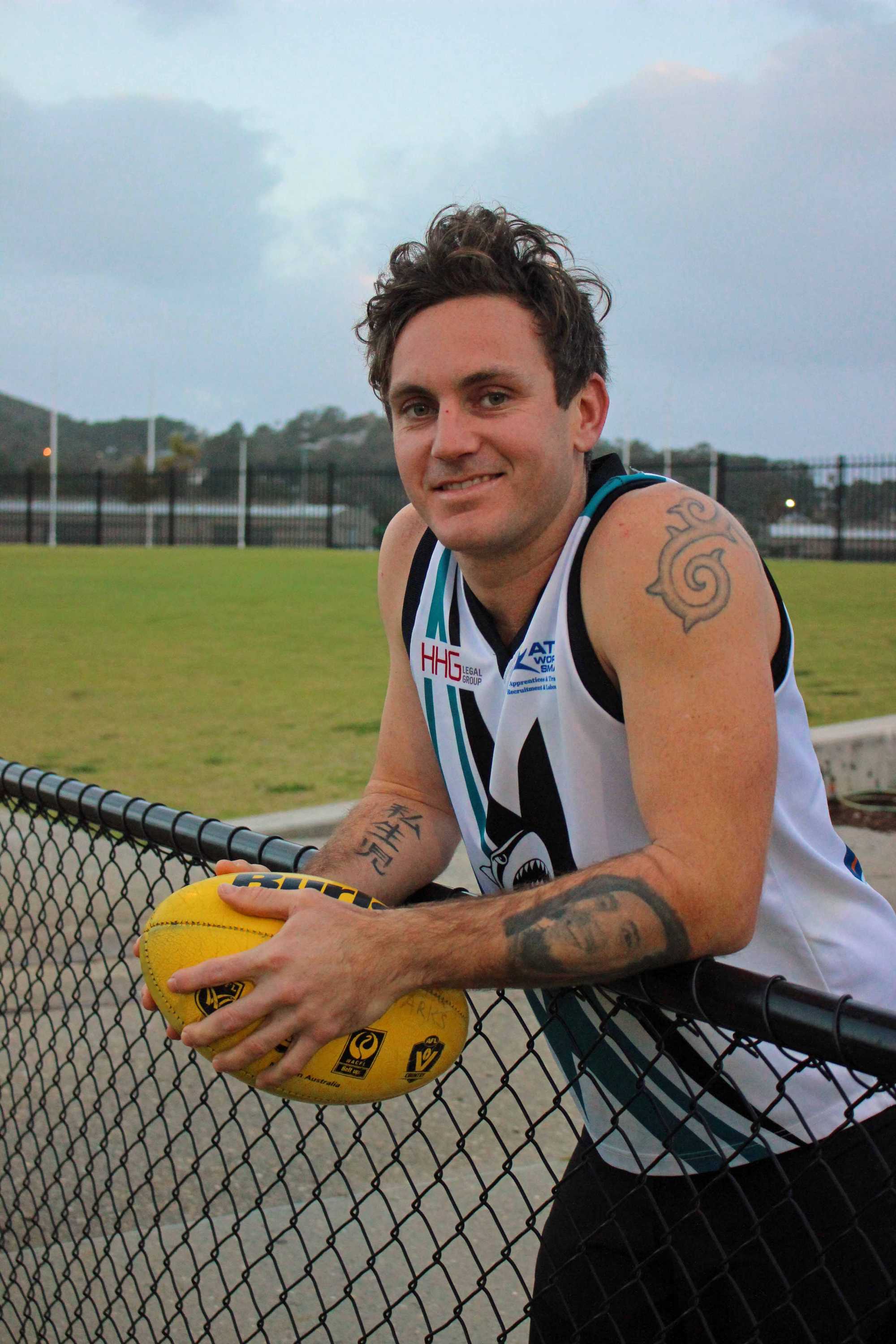 Albany Sharks player Jake Stuart clocks up 100 games and stays focused ...