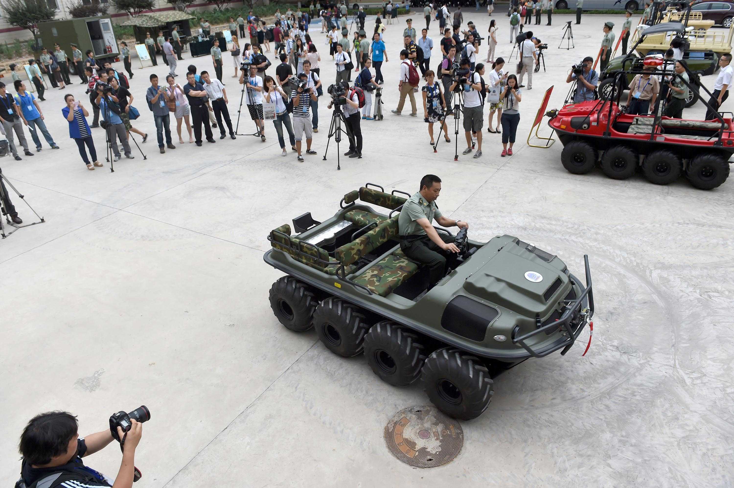 China's People's Liberation Army shows off its military might to the ...