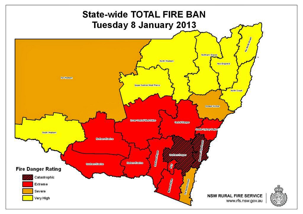 NSW faces 'worst ever' fire danger day - ABC News