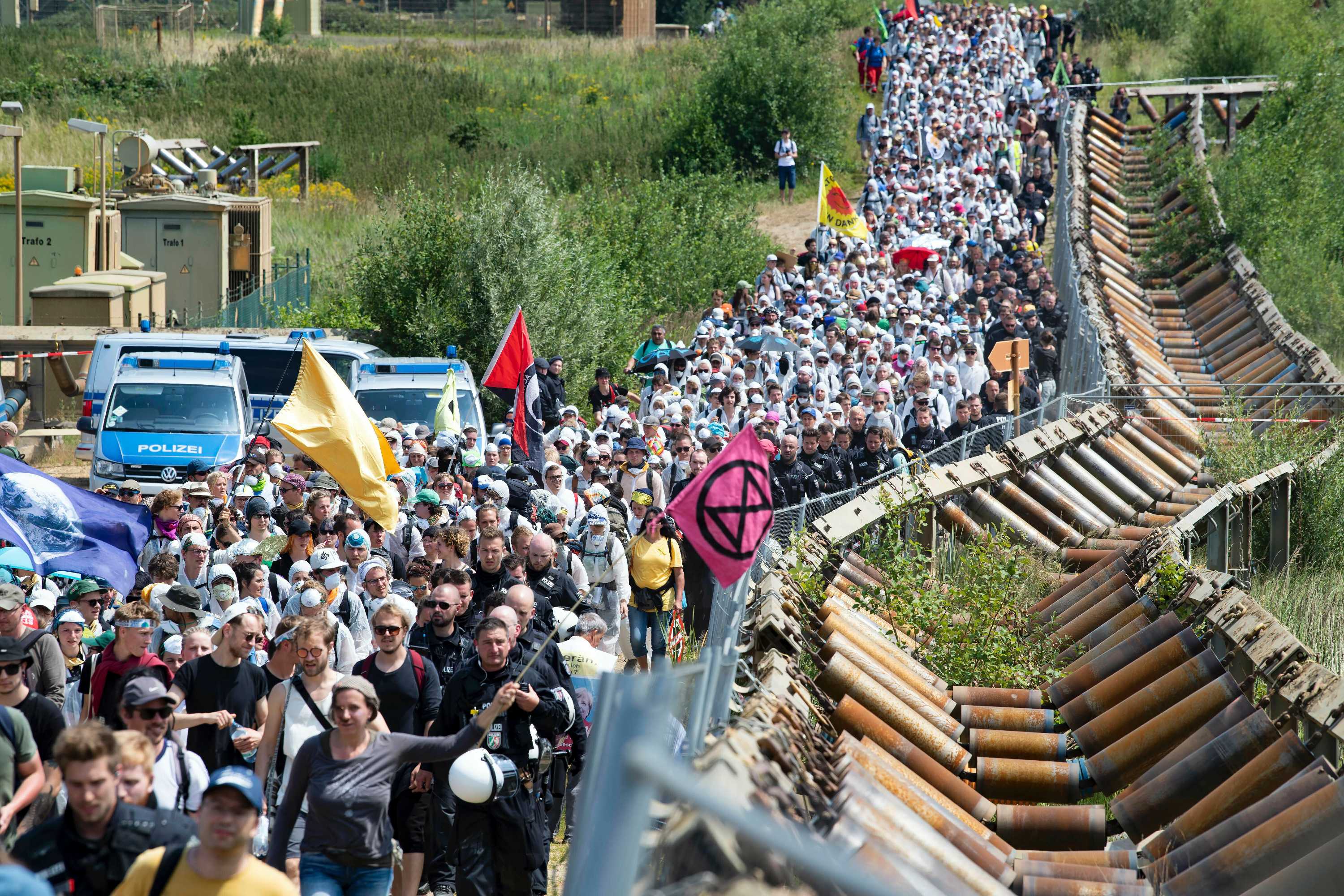 Climate activists end blockade of German coal mine as Garzweiler ...