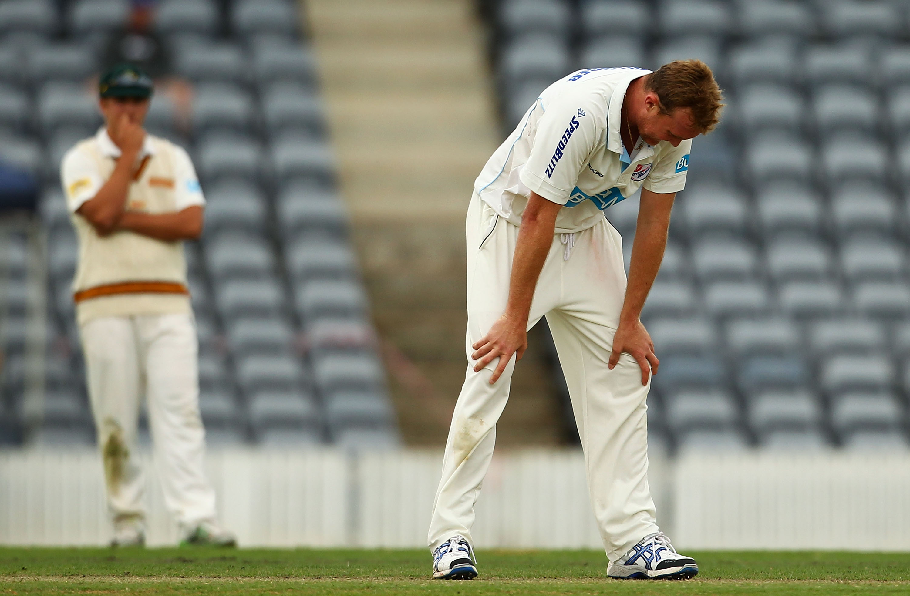 Doug Bollinger suffers stomach strain during NSW's Sheffield Shield ...
