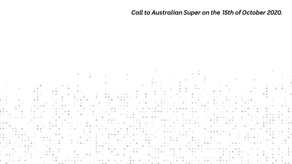 Warick Deegan spoke with Australian Super twice over the phone about ...
