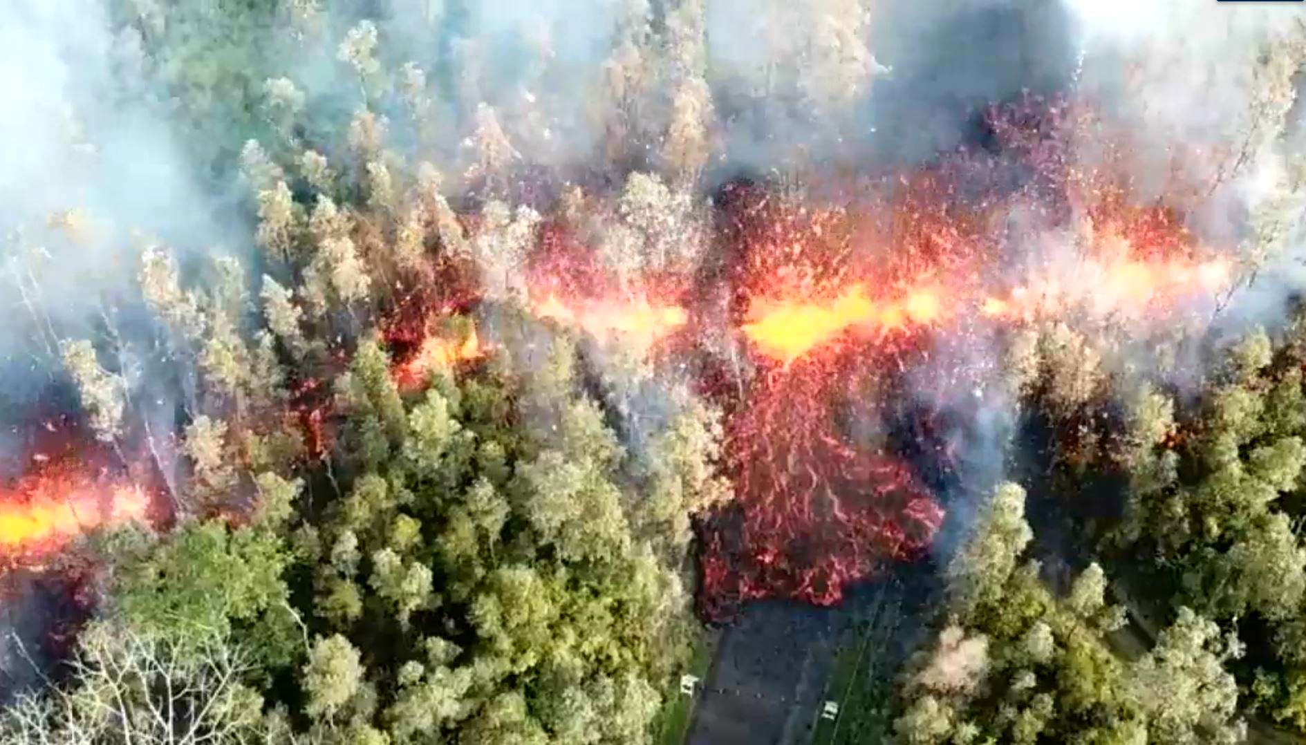Volcano erupts near homes in Hawaii causing evacuation of residents ...